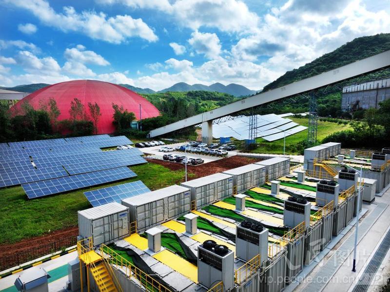 安徽芜湖：全钒液流储能电站并网运行-人民图片网