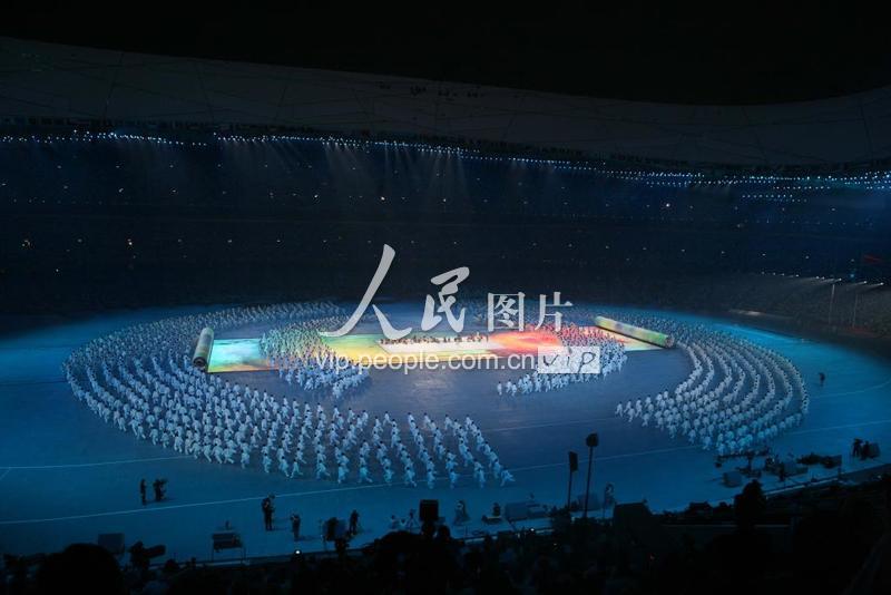 北京奥运会开幕式：画卷-人民图片网