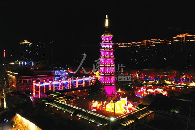 江苏溧水：秦淮灯会夜景美不胜收-人民图片网