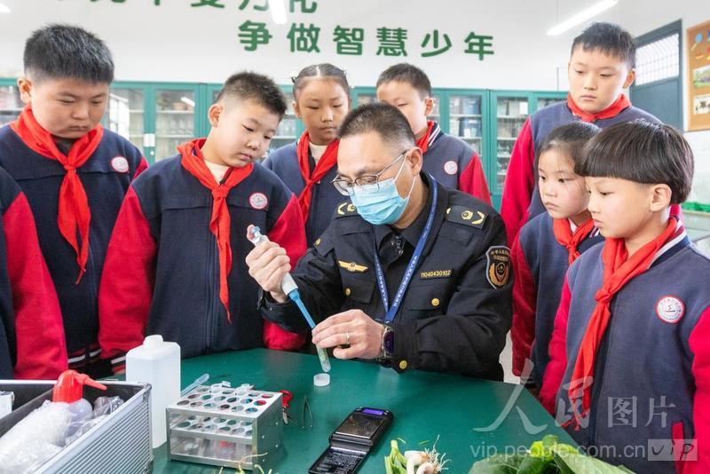 浙江长兴：食品安全科普进校园-人民图片网