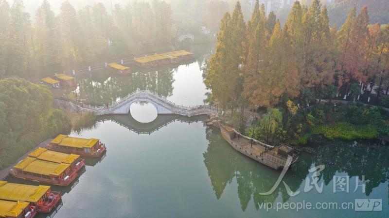 江苏南京：层林尽染 冬景如画-人民图片网