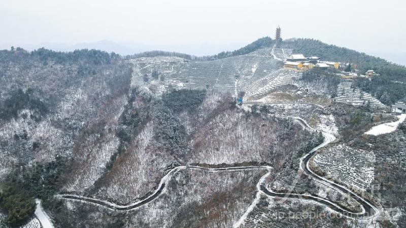 安徽庐江：“山舞银蛇” 雪景如画-人民图片网