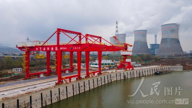 浙江金华港兰溪港区方下店作业区（一期）即将投入试运营-人民图片网