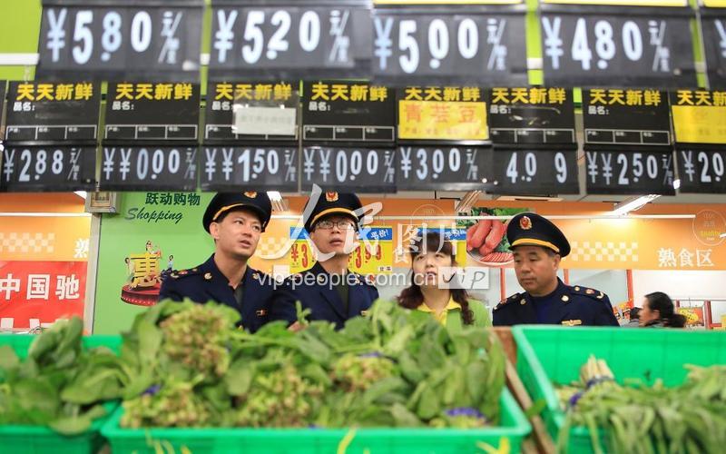 山东即墨工商“亮剑行动”保节日市场食品安全-人民图片网